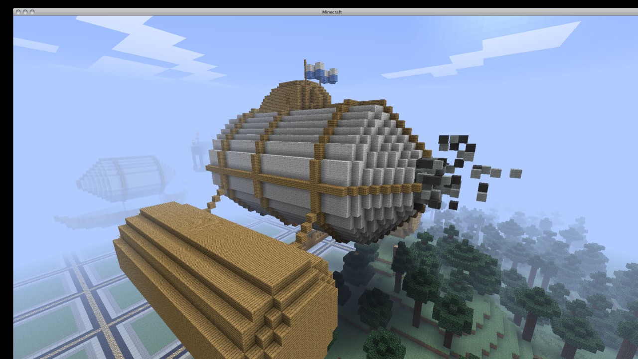 airship- passenger vessel Minecraft Map